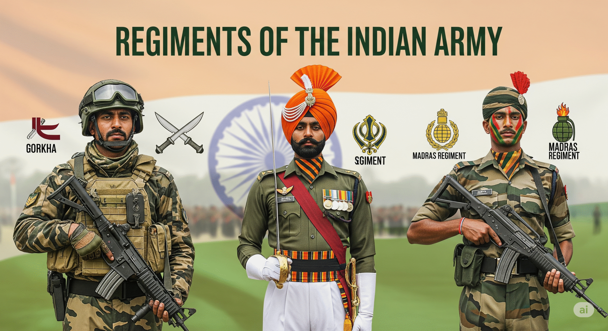 Regiments of the Indian Army - DefenceNiti.com